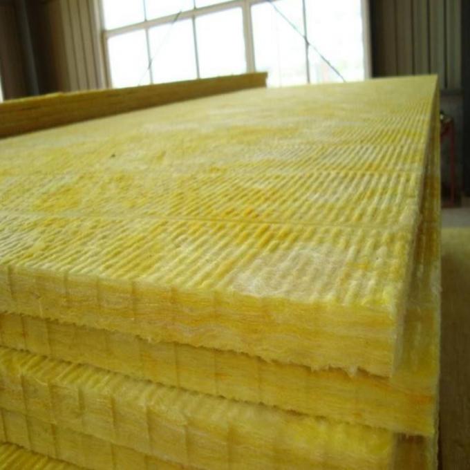 20-100kg/M3 Glass Wool Acoustic Panels High Temperature Insulation Board